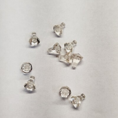 Lego Lot Of Ten Clear Crystals, Jem, Diamonds. Used. Great Shape. | eBay