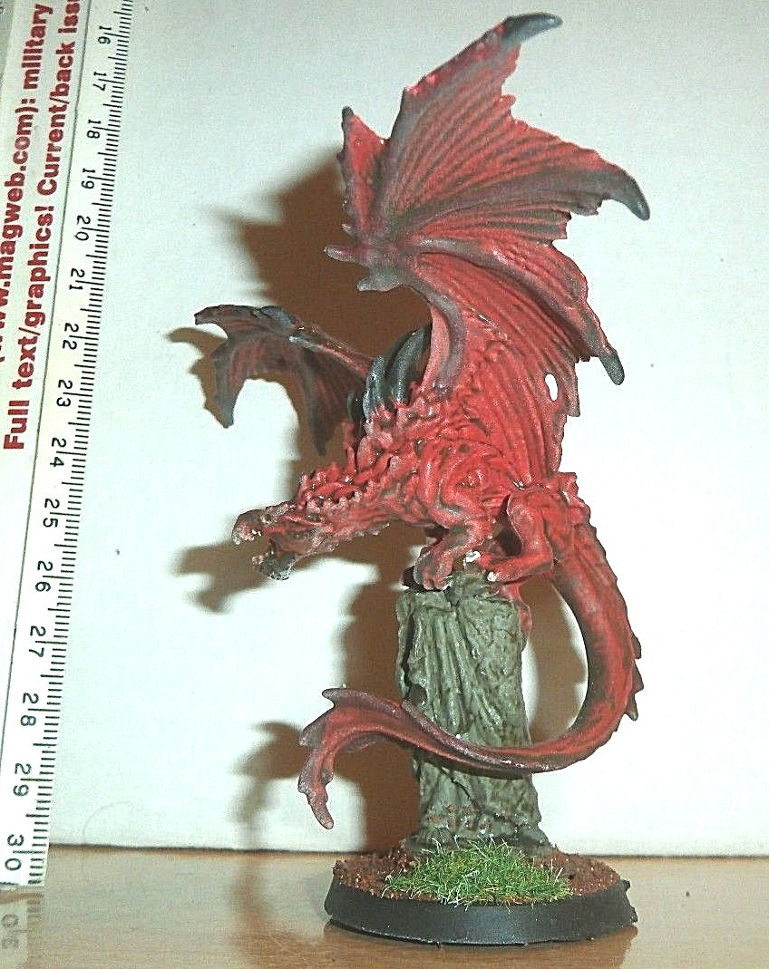 Reaper Miniatures Temple Dragon #77503 Bones RPG D&D PATHFINDER RED ...