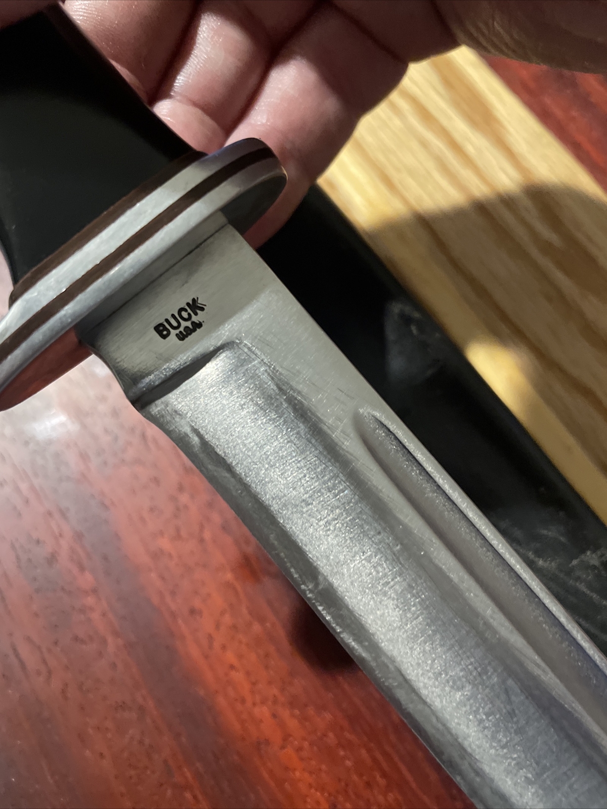 Vintage 1967-1972 2 Line Inverted Buck 120 General Knife 440-C Orig ...