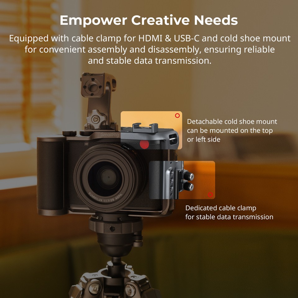 SmallRig Q3 Camera Cage Kit for Leica Q3 Camera for Arca and Ergonomic ...