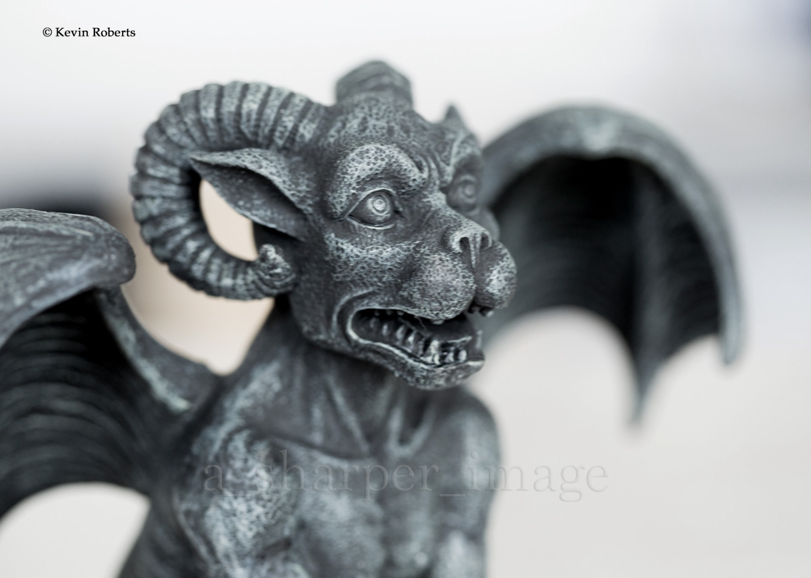Winged Ram Horned 'Stone' Gargoyle Chimera Guardian Gothic Statue ...
