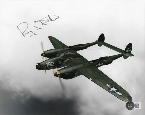 Perry Dahl Signed 8x10 Photo Autographed BAS WWII Air Force Ace Flying ...