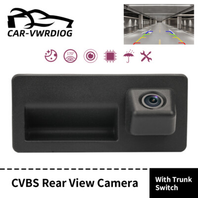 Car Trunk Handle Rear View Backup Parking Camera For VW Jetta Passat ...