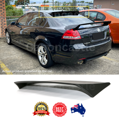 Rear Roof SOLID PLASTIC SPOILER WING For Holden Commodore VE VF S SS ...