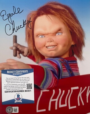 Ed Gale CHUCKY Original Autographed 8X10 w/Beckett COA #5 | eBay