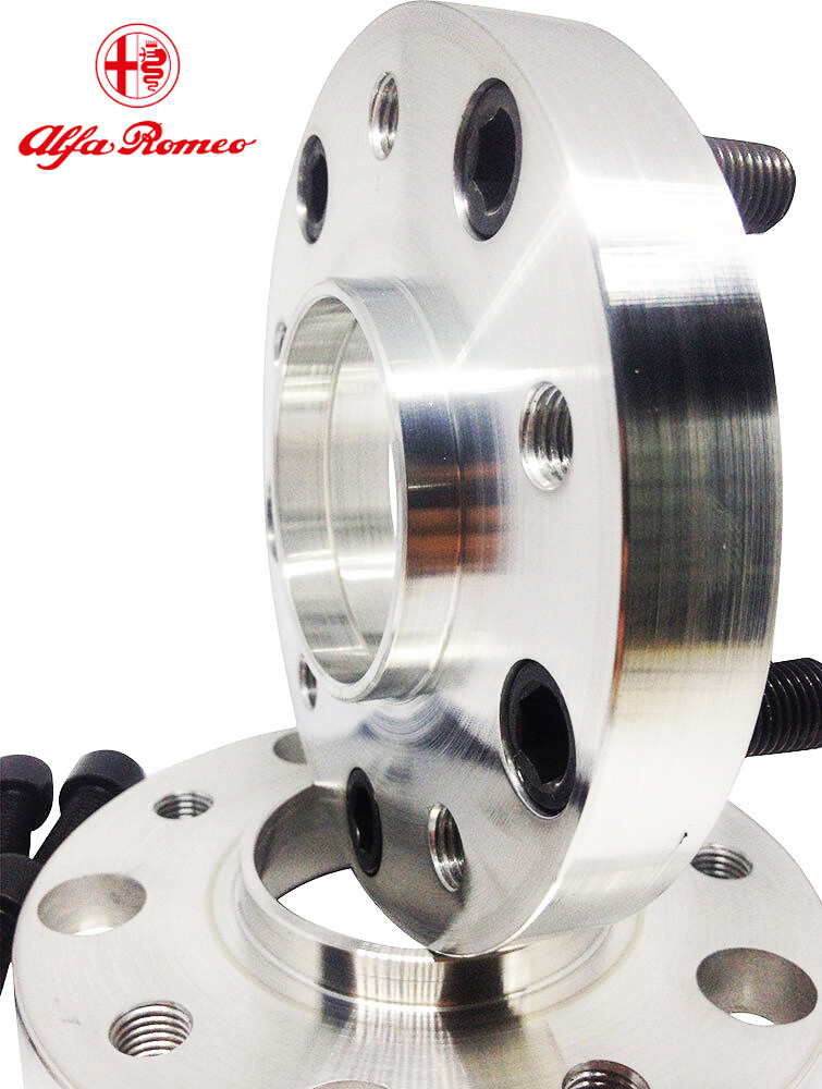 2 PCS 20mm PCD ADAPTERS CAR ALFA ROMERO 5x98 CB 58.1 to FIT WHEELS ...