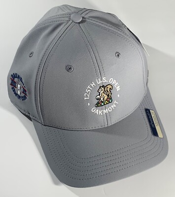 2025 US Open golf Hat Oakmont grey Performance tech ahead pga new | eBay