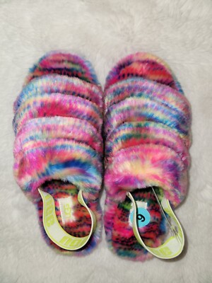 UGG Rainbow Slippers Women's Size 6 FREE SHIPPING | eBay