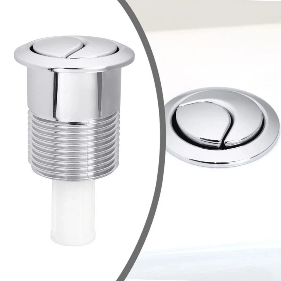 For SIAMP Skipper 45 Chrome Dual Flush Toilet Cistern Push Button ...