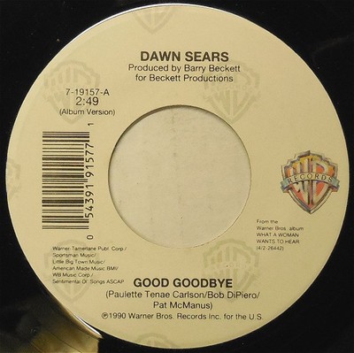 Dawn Sears, Good Goodbye, (7", Single), NM or M-, 3584307210 | eBay