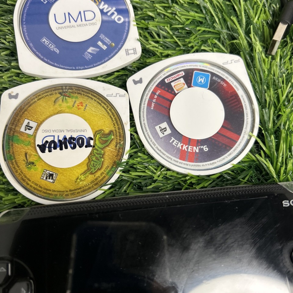 SONY PSP bundle with 3 Games 7 Movies 2 Batteries And Charger | eBay