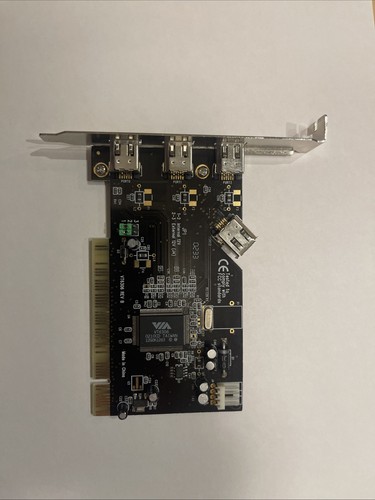 VIA VT6306-B01, 4 Port PCI Firewire Card, Mark C PCB Circuit Board ...