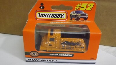1998 Matchbox Snow Groomer # 52 New In Box | eBay