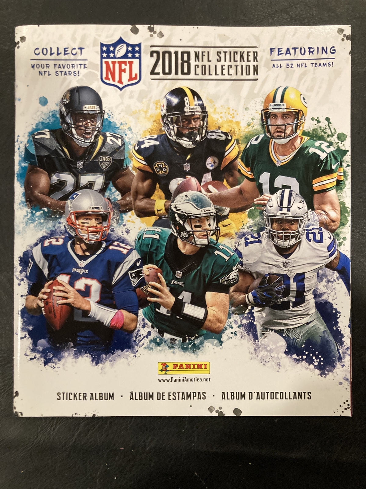 2018 Panini NFL Sticker Album Unused Includes 10 Stickers | eBay