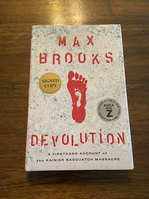 SIGNED Devolution by Max Brooks 1st Printing First Edition 2020 Hardcover | eBay