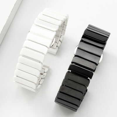 High Quality Ceramic Watch Band Strap Waterproof Quick Release 20 22mm ...