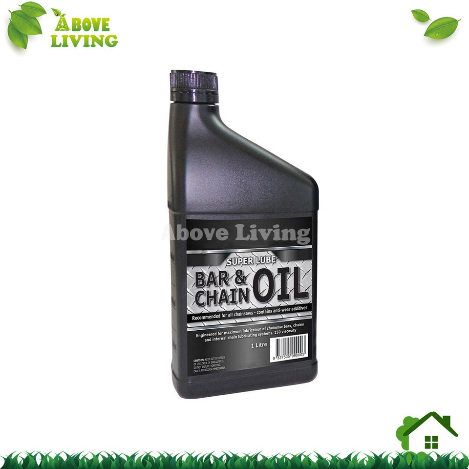 Chainsaw Bar Oil Choose 1L 4L 10L Bottle Super Lube Reduces Wear Tear ...