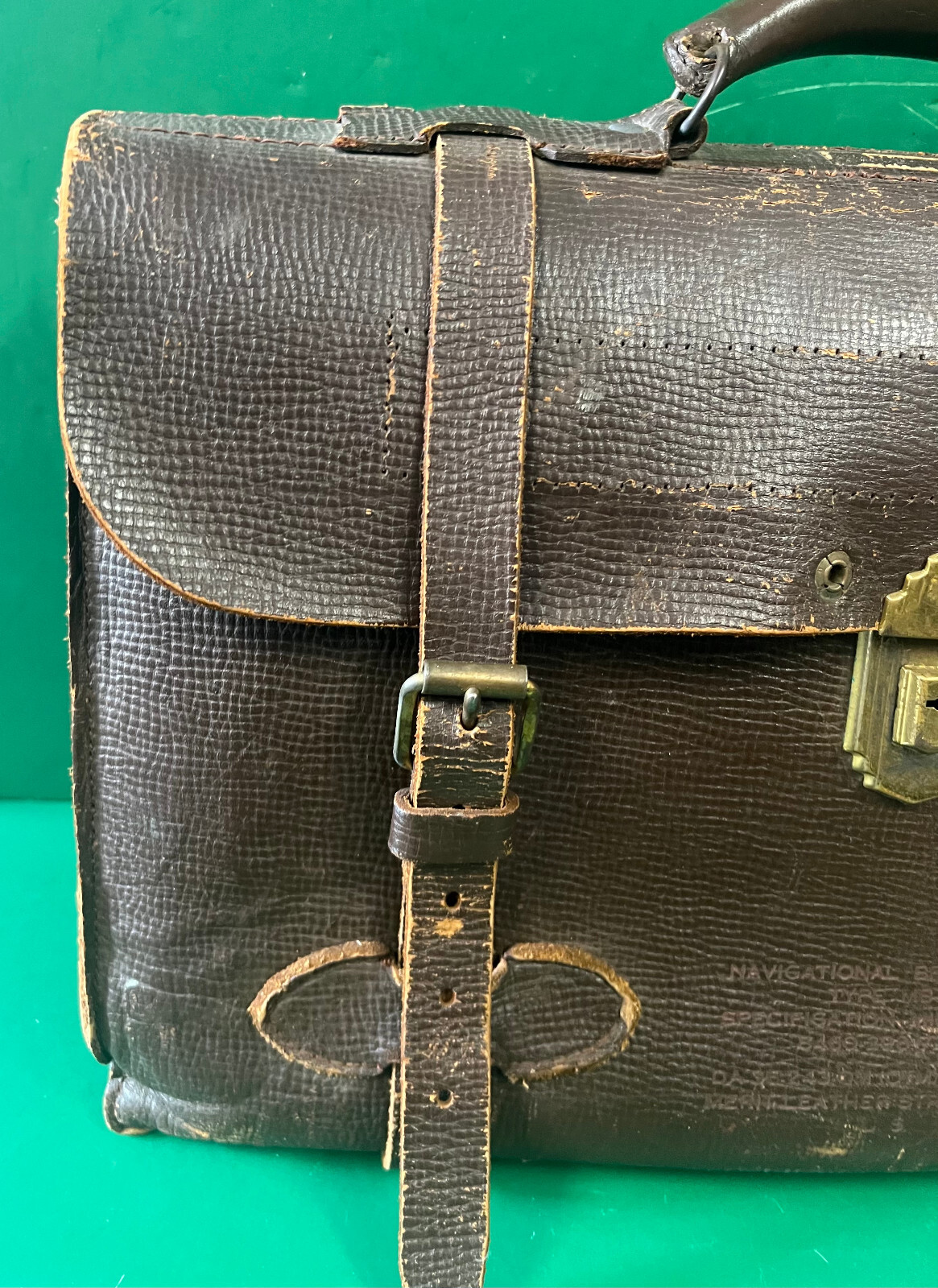 AIR FORCES TYPE MB-1 DEAD RECKONING NAVIGATOR’S DOUBLE STRAP BRIEFCASE ...