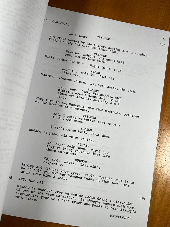 Aliens Script Signed- Autograph Reprints- Sigourney Weaver- Ripley ...