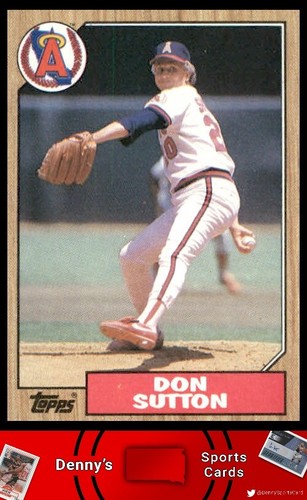 1987 Topps #673 Don Sutton California Angels Baseball Card | eBay
