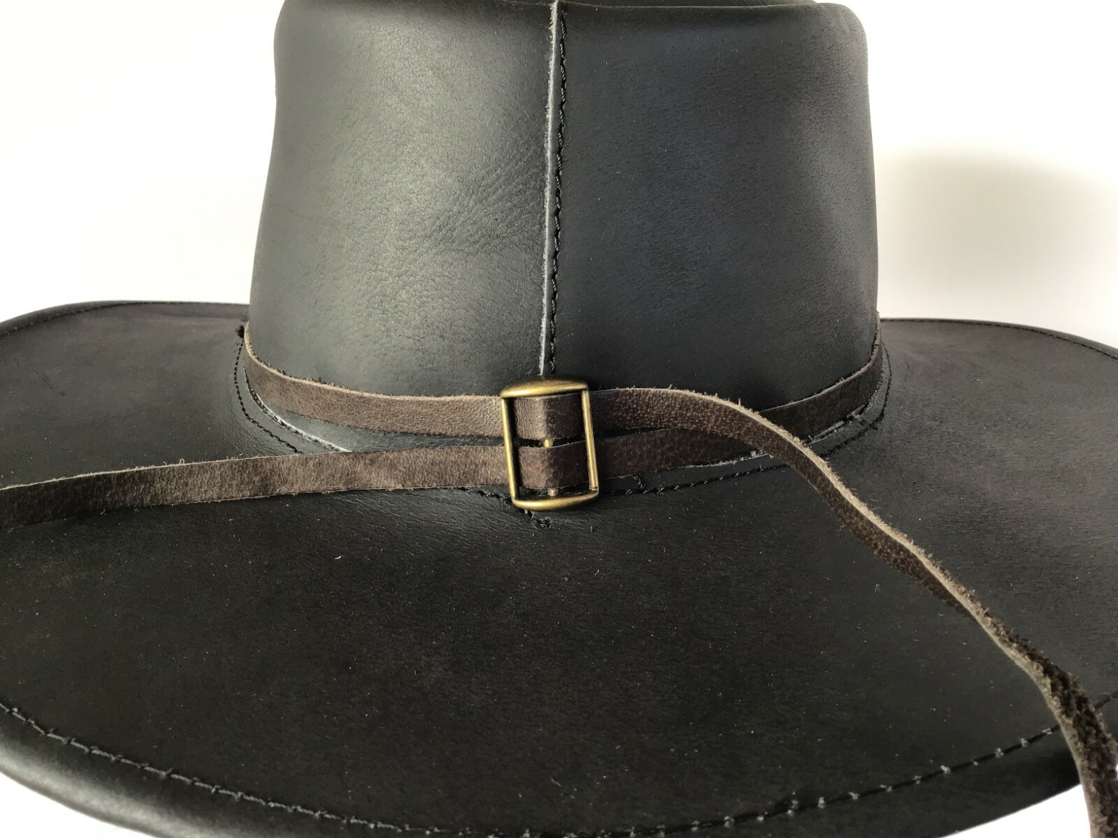 Crocodile leather 3 teeth hat band for all hats wool fur straw cowboy ...
