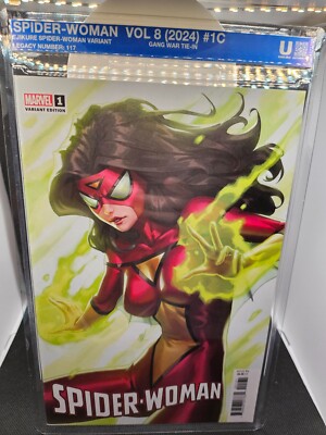 SPIDER-WOMAN VOL 8 EJIKURE SPIDER-WOMAN VARIANT UNCIRCULATED RARE #1C ...