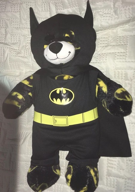 🦇 Build-A-Bear DC Justice League Batman Plush Teddy Bear 17" w/outfit ...