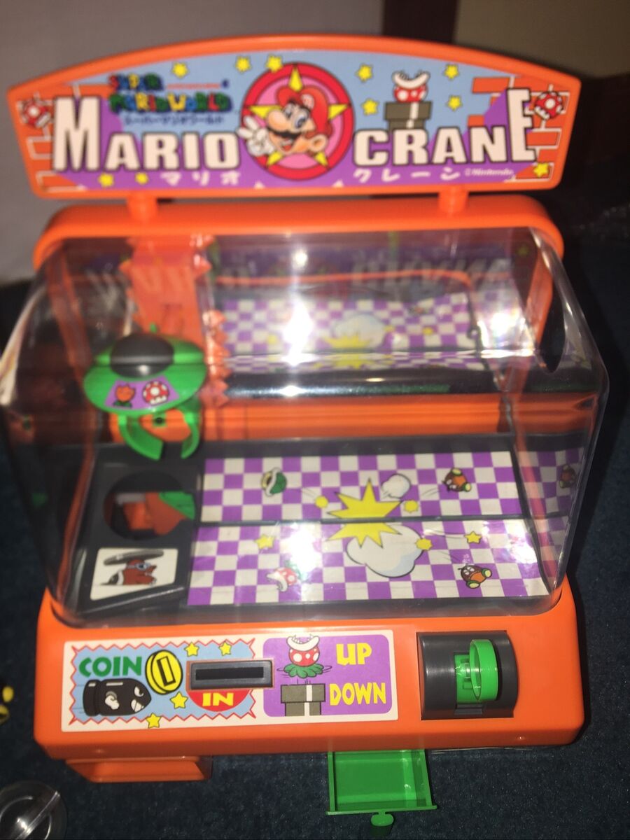 Rare EPOCH Super Mario World UFO Catcher Game Toy Nintendo Rare EPOCH Super Mario World UFO Catcher Game Toy Nintendo