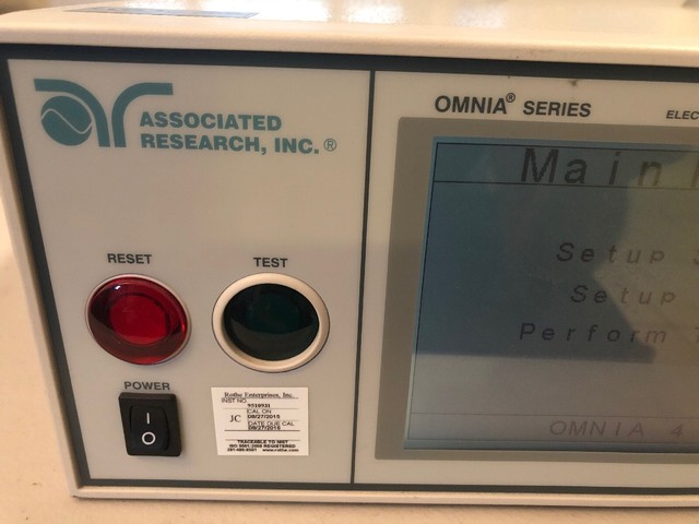 Associated Research 8104 Omnia Electrical Safety Compliance Analyzer ...