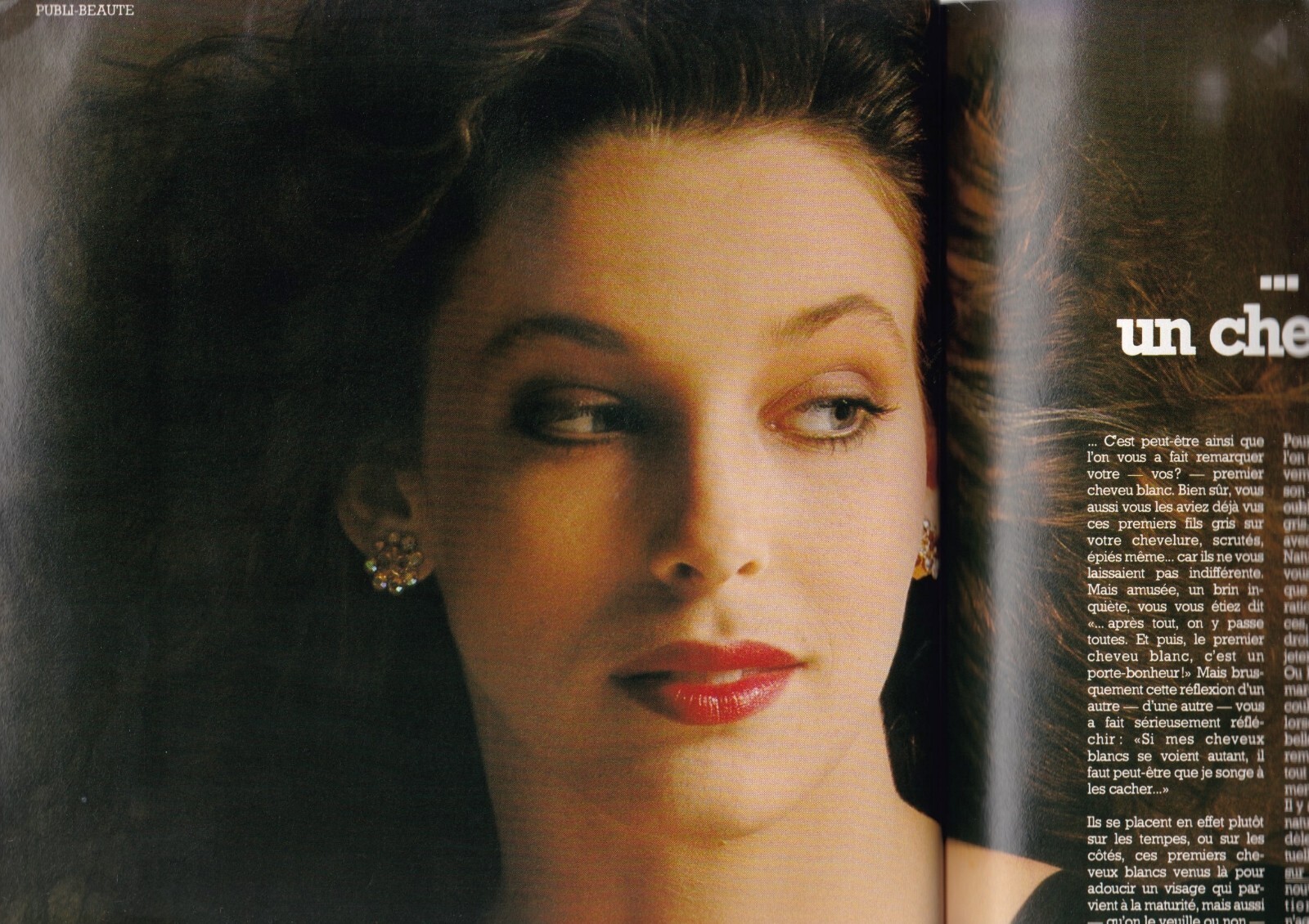 VTG VOTRE BEAUTE 1982 CAROL ALT ISABELLE ADJANI NINA KLEPP ISABELLE ...