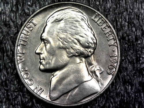 1963-P Uncirculated Jefferson Nickel - Inv#Z412 | eBay