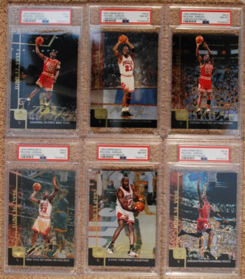 🌟 MICHAEL JORDAN 1999 Upper Deck Gatorade Jumbo Card MJ1 PSA COMPLETE ...