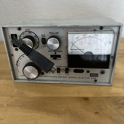 Vintage Jerrold Field Strength Meter Model AIM-718 | eBay