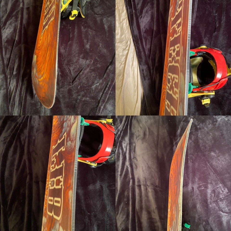 Lib Tech Skunk Ape 170 HP C2 Big Guy Snowboard w/ K2 CTS Rasta Bindings ...