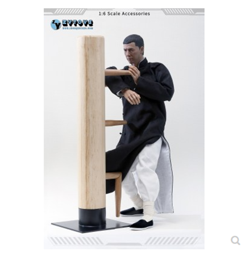 28cm Figure 1/6 Ip Man Wing Chun Stun Wooden Dummy Kung Fu Strike Pad ...