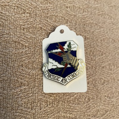 SAC Strategic Air Command US Air Force Pin USAF Military Enamel Lapel ...