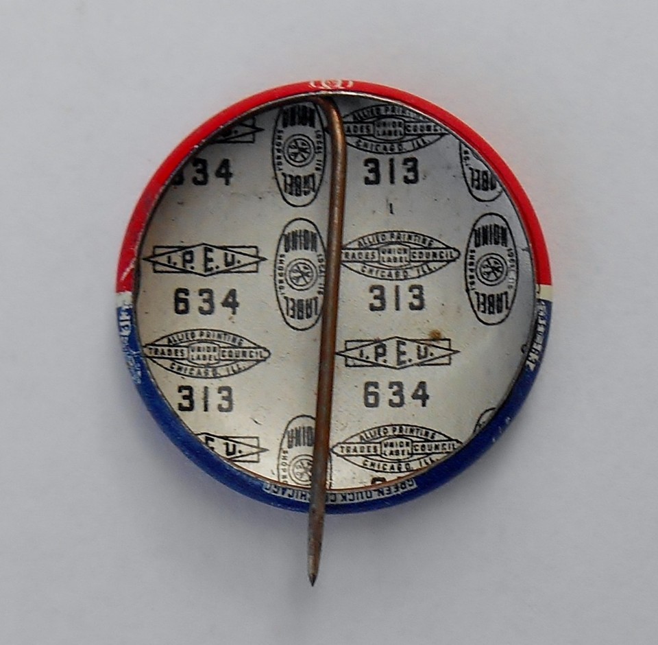 1960 John F Kennedy JFK Political Campaign Pinback Button Original ...