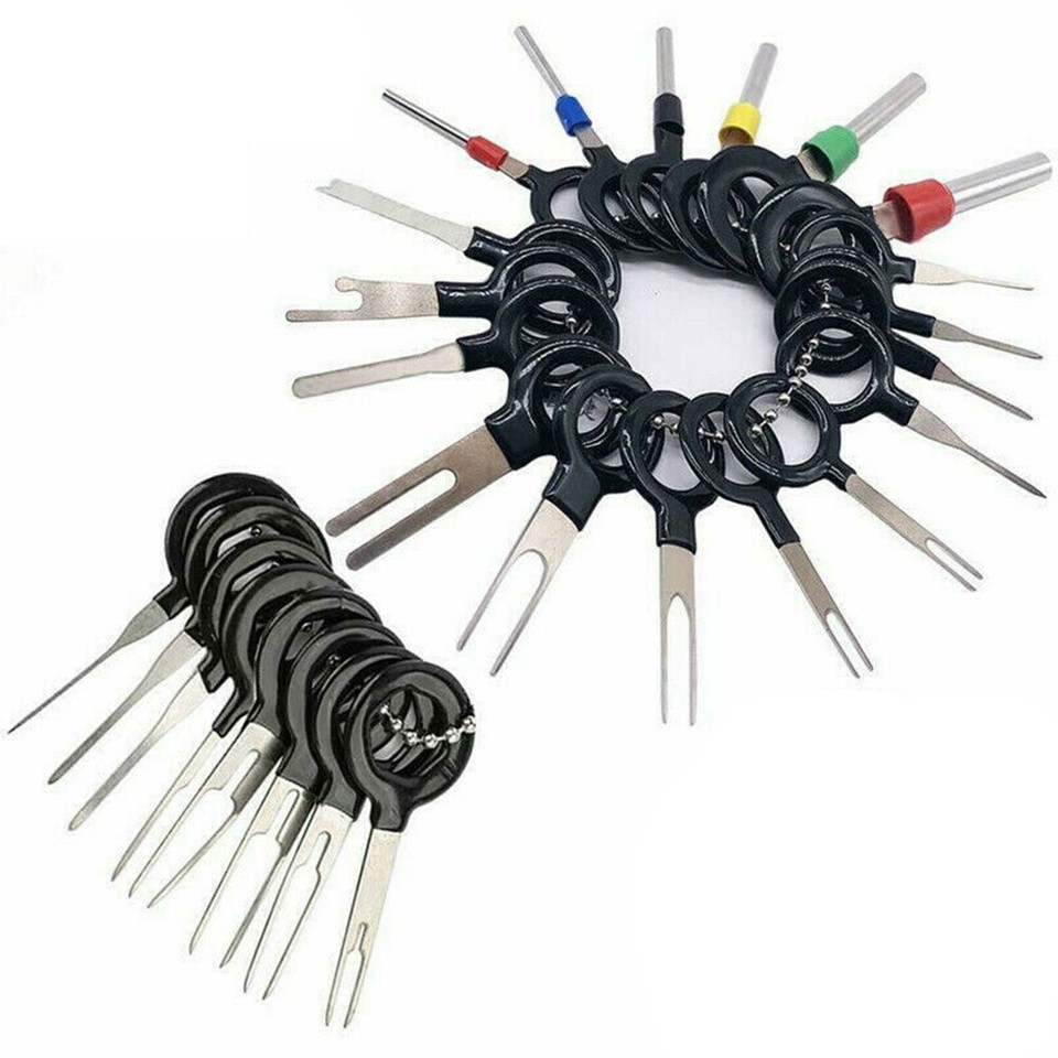 Versatile Car Wiring Crimp Connector Pin Kit 26pcs Terminal Removal ...