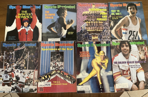 Lot of 8 1980 Olympics Sports Illustrated Hockey Team (VG) Jim Craig ...