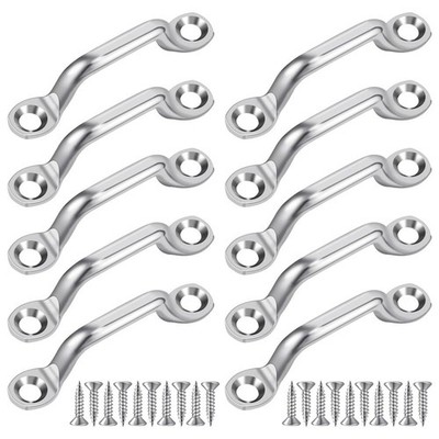 316 Stainless Steel Bimini Top Strap Footman Loop Silver Footman's Loop ...