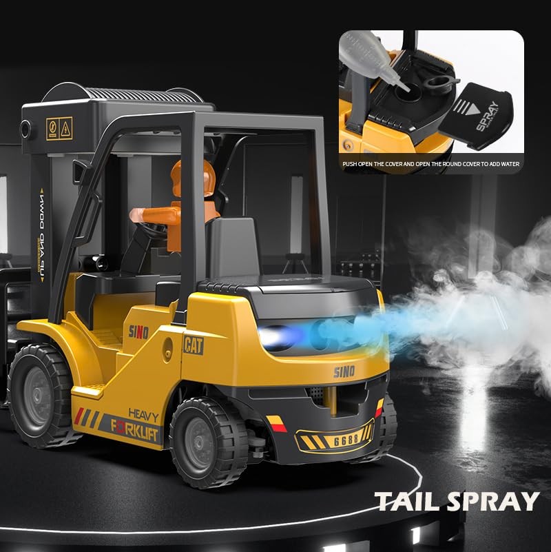 1:24 Scale Remote Control Forklift, 11 Channel Toy Forklifts Forklift ...