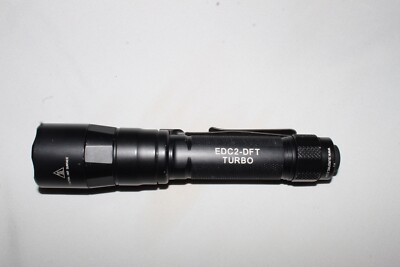SureFire Turbo EDC2-DFT Rechargeable Flashlight - Black 84871331524 | eBay