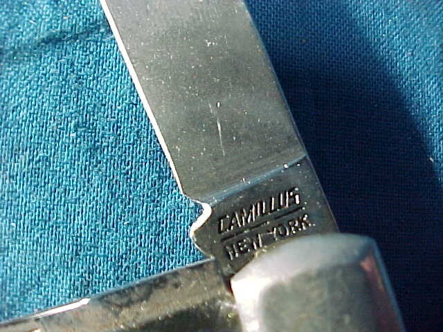 Vintage CAMILLUS 2 Blade FOLDING LINEMAN Electrician POCKET KNIFE | eBay