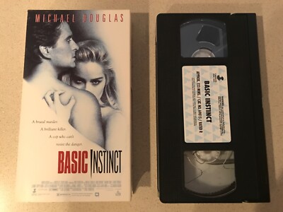 Basic Instinct (VHS, 1992) Michael Douglas, Sharon Stone | eBay