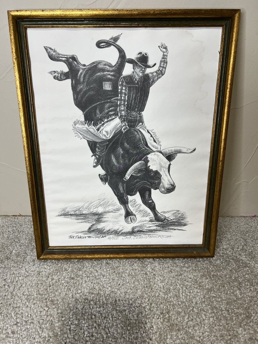 Rodeo Sketches Lot Ed Smyth, Wyoming (1916 1996), Rodeo Sketches,