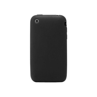 COQUE iPHONE 3 3S NOIR EFFET GEL ANTI-CHOCS SILICONE SOUPLE (TPU) | eBay