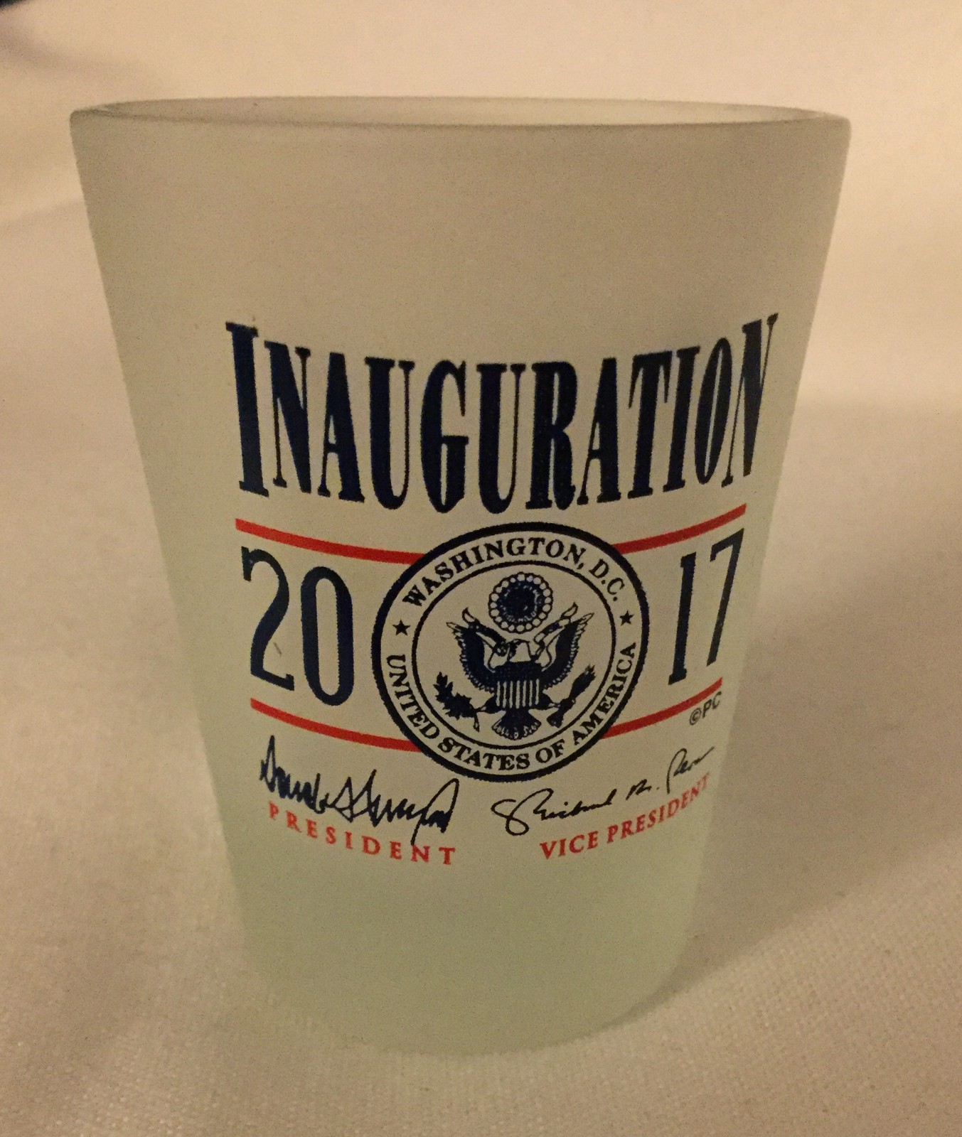 TRUMP COIN CHALLENGE PRESIDENT INAUGURAL EAGLE SEAL GOLD ENAMEL ...