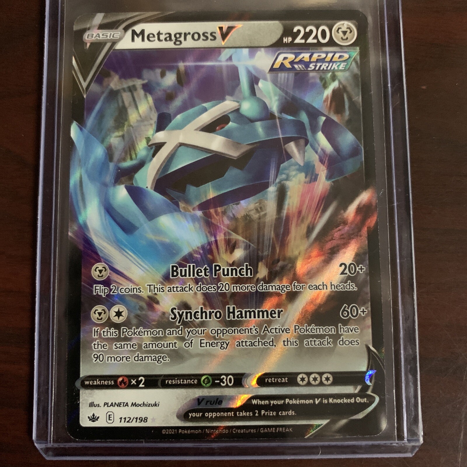 Pokemon TCG Chilling Reign Metagross V 112/198 Ultra Rare Full Art | eBay