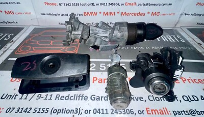 BEP52 BMW E60 525i 2004 Lock Key Set Ignition Door Trunk Glove Box OEM ...