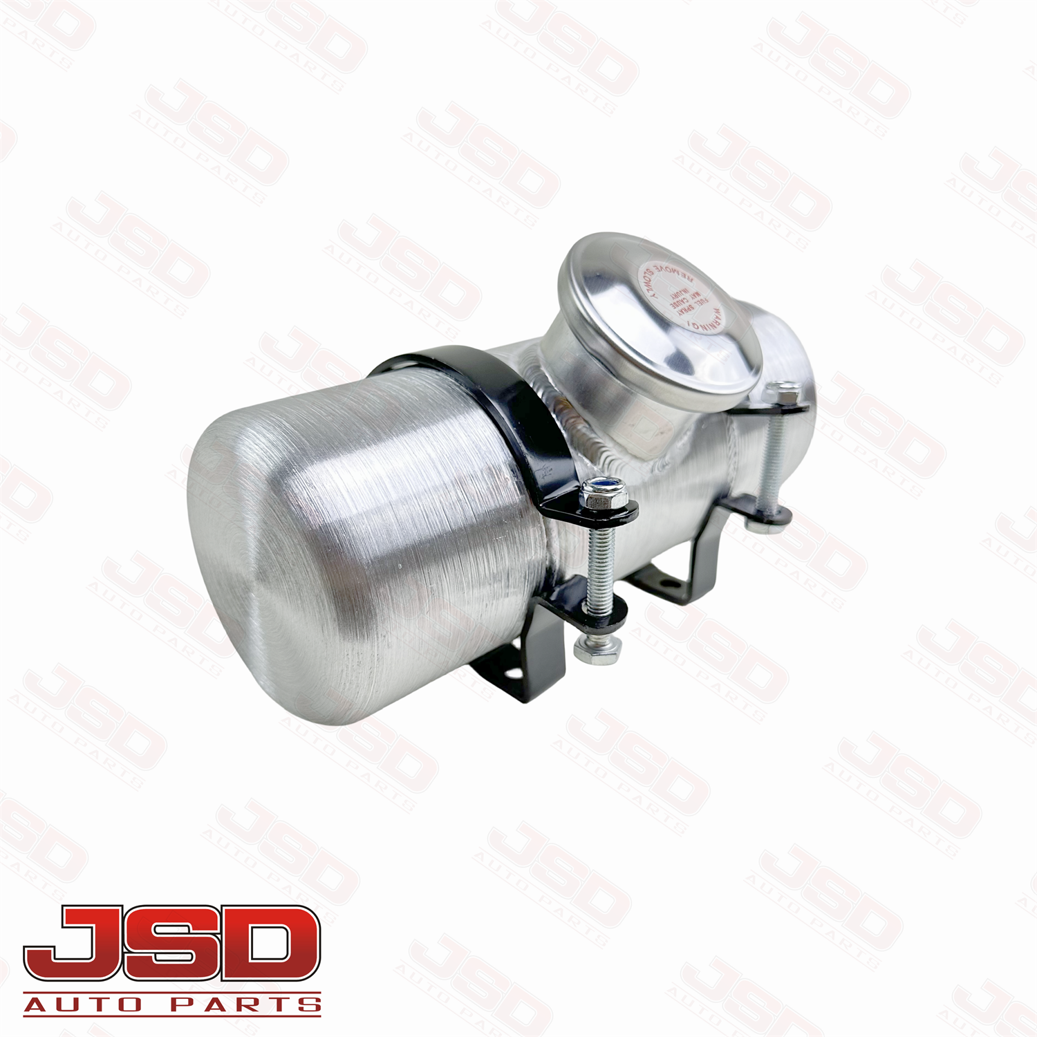 0.48 Gallon 4x10 Round Fuel Tank 1/4 NPT Center Fill Aluminum Spun Gas ...